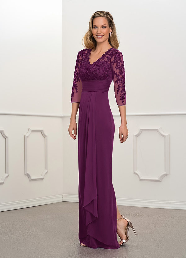 Raspberry Azazie Poe Mother of the Bride Dress Mother of the Bride ...