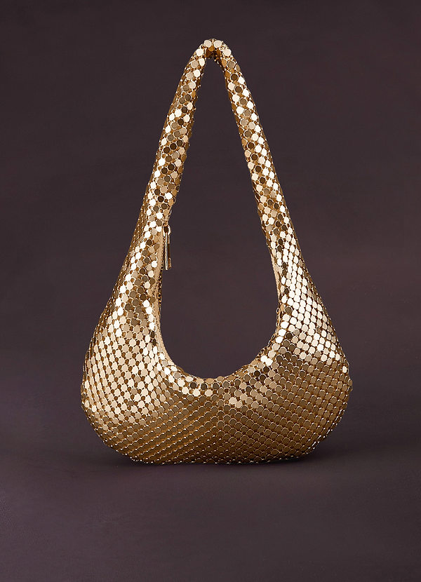 Paillettenverzierte Achseltasche mit Reißverschluss Bags | Azazie