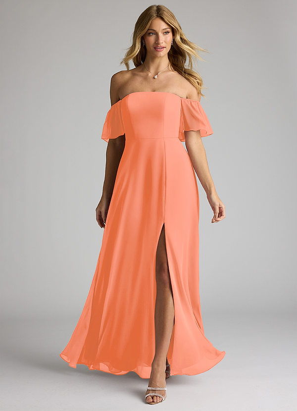 Azazie Sue Sunset Bridesmaid Dresses | Azazie CA
