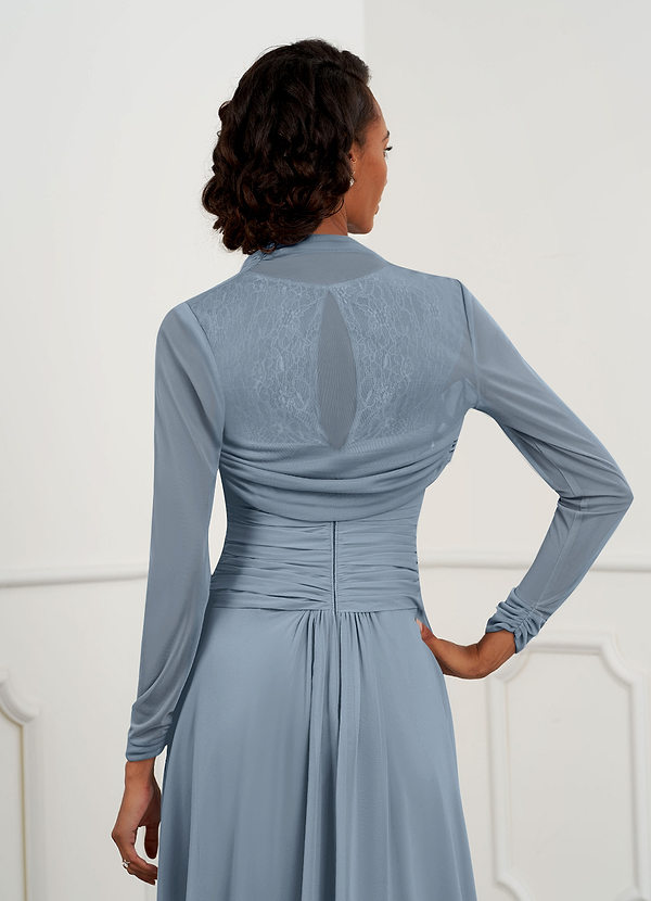 Azazie Jael Dusty Blue Bridesmaid Dresses | Azazie