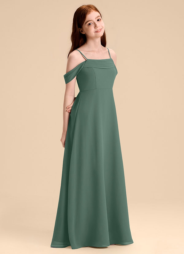 Azazie Anselie Junior Bridesmaid Dress in Sea Moss | Azazie AU