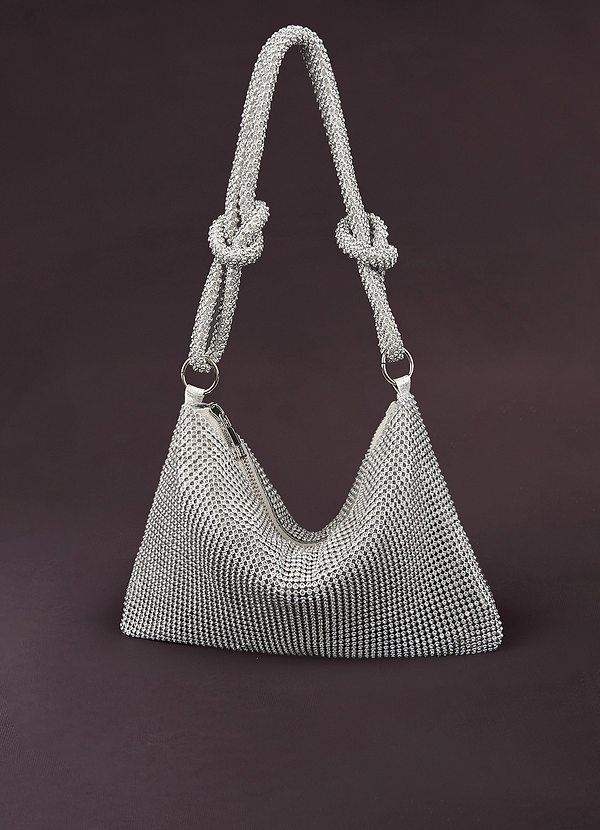 Mesh Crystal Underarm Bag Bags | Azazie