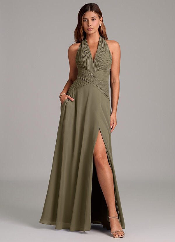 Azazie Elizabeth Willow Green Bridesmaid Dresses | Azazie