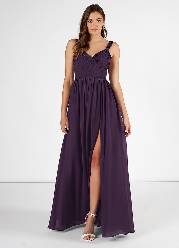 Plum Azazie Aziza Bridesmaid Dresses | Azazie