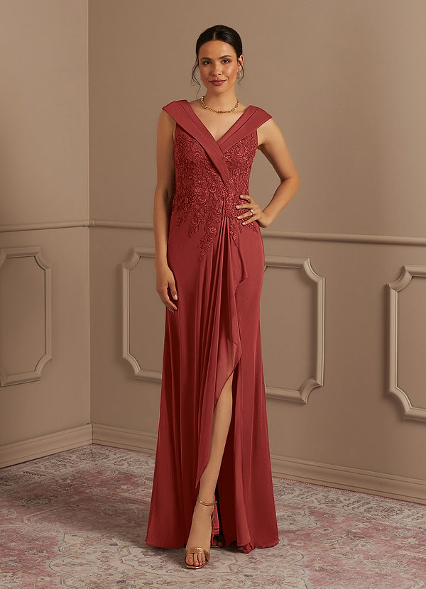 Rust Azazie Calathea Mother of the Bride Dress Mother of the Bride ...