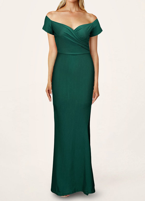 Dark Emerald Montrose Dark Emerald Off The Shoulder Maxi Dress Dresses