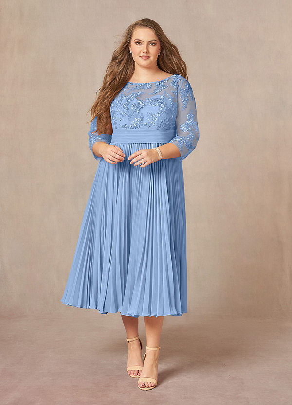 Tea Length Plus Size Mother of the Bride Dresses | Azazie