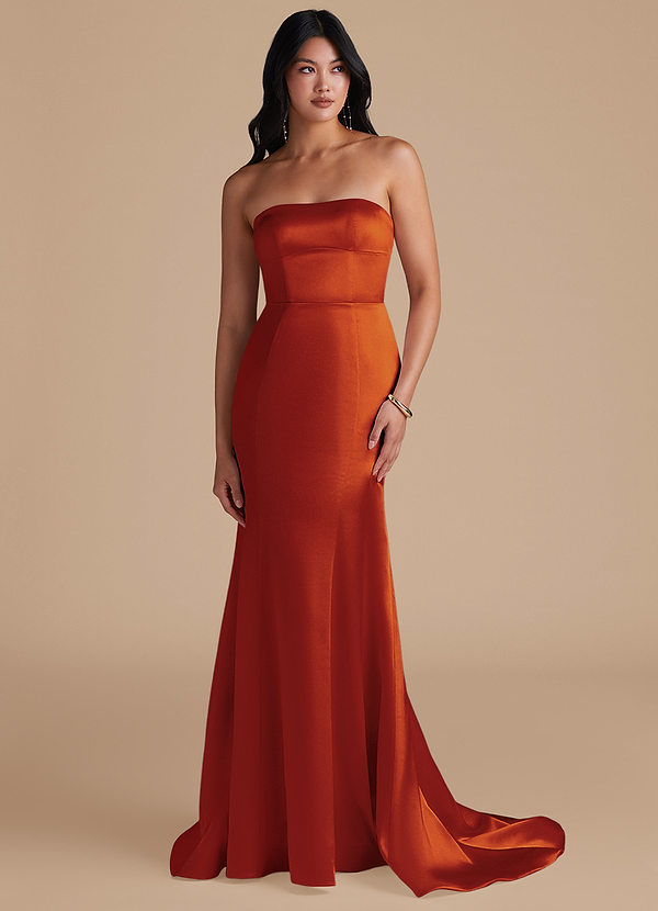 Azazie Aura Paprika Bridesmaid Dresses | Azazie CA