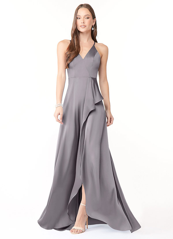 Shadow Azazie Harpie Stretch Satin Dress Bridesmaid Dresses | Azazie