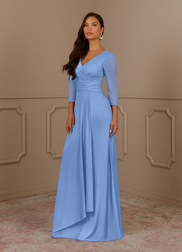 Steel Blue Mother Of The Bride Dresses | Azazie