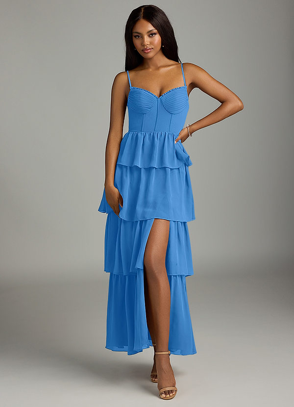 Azazie Kaiden Blue Jay Bridesmaid Dresses | Azazie