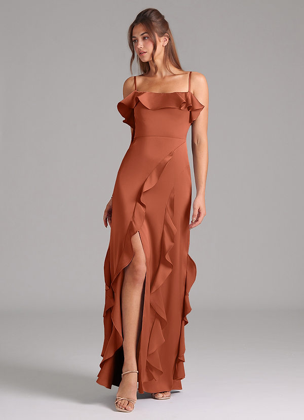 Azazie Malia Cedar Rose Bridesmaid Dresses | Azazie