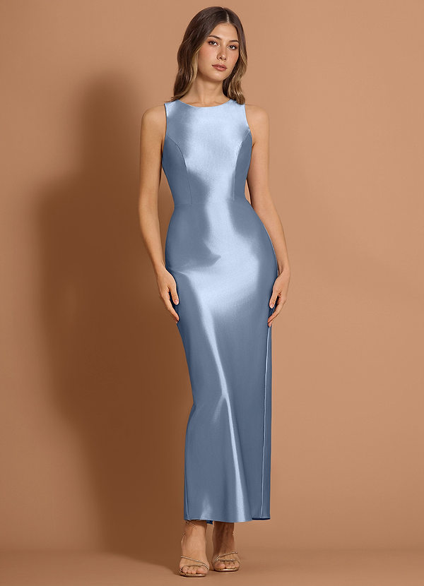 Bellamy Powder Blue Maxi Dress | Azazie CA