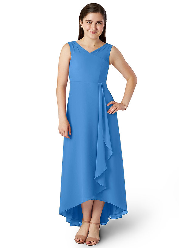 Blue Jay Azazie Odelia Junior Bridesmaid Dresses | Azazie