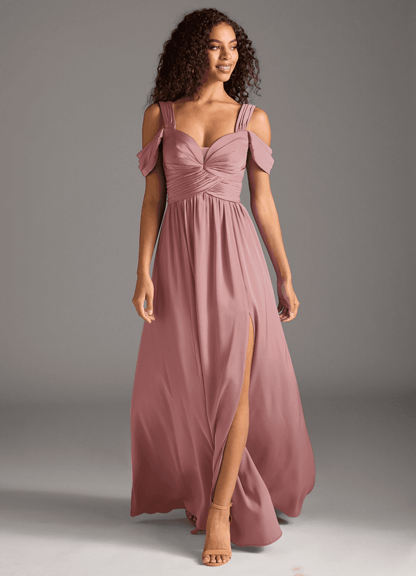 Azazie Lianne Dusty Rose Bridesmaid Dresses | Azazie