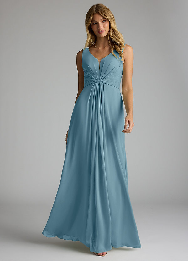 Azazie Gina Moody Blue Bridesmaid Dresses | Azazie