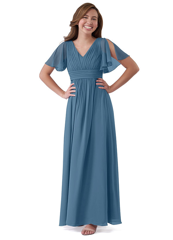 Bermuda Azazie Temeka JBD Junior Bridesmaid Dresses | Azazie