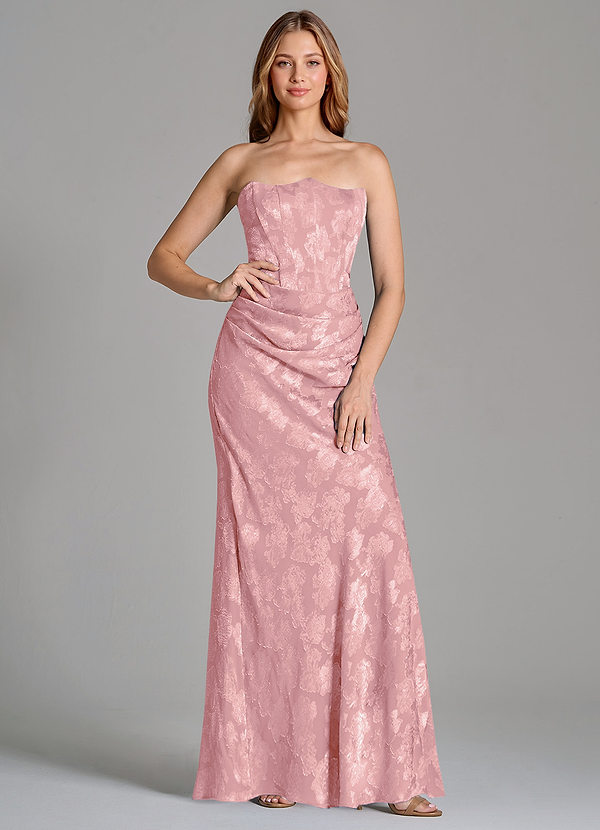 Azazie Ezrena Light Pink Bridesmaid Dresses | Azazie