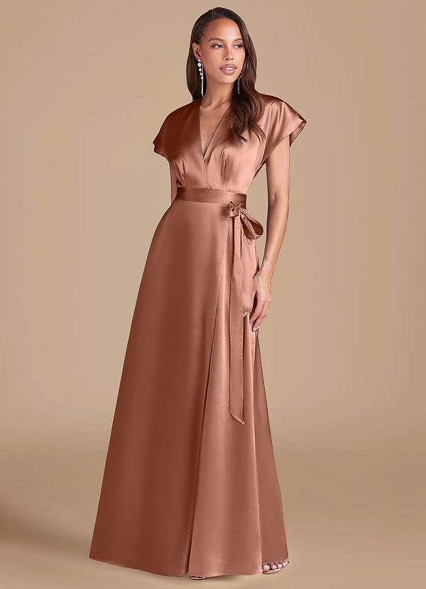 Azazie Nico Bronzer Bridesmaid Dresses | Azazie CA