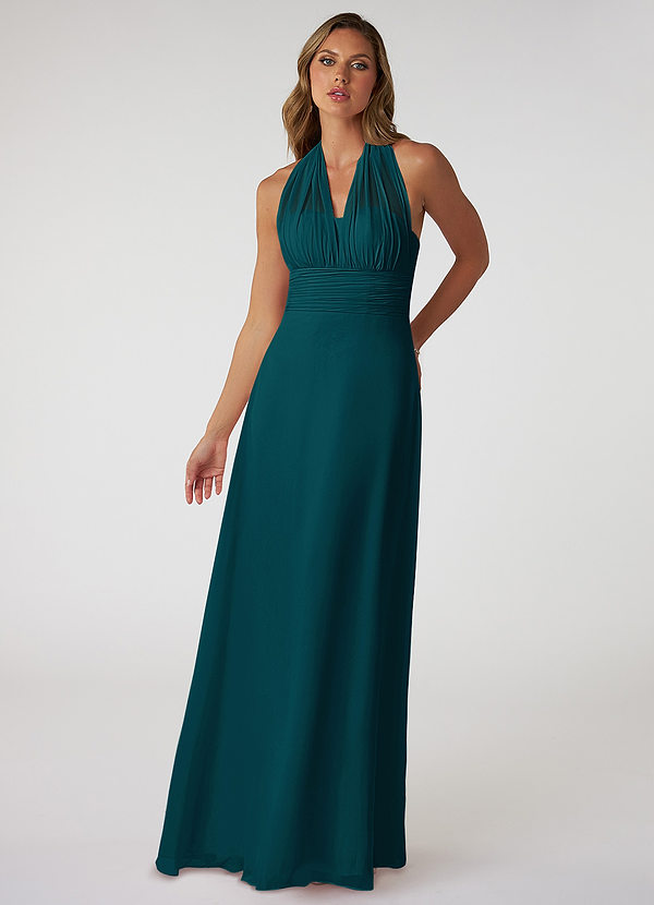 Azazie Fifi Pine Bridesmaid Dresses | Azazie