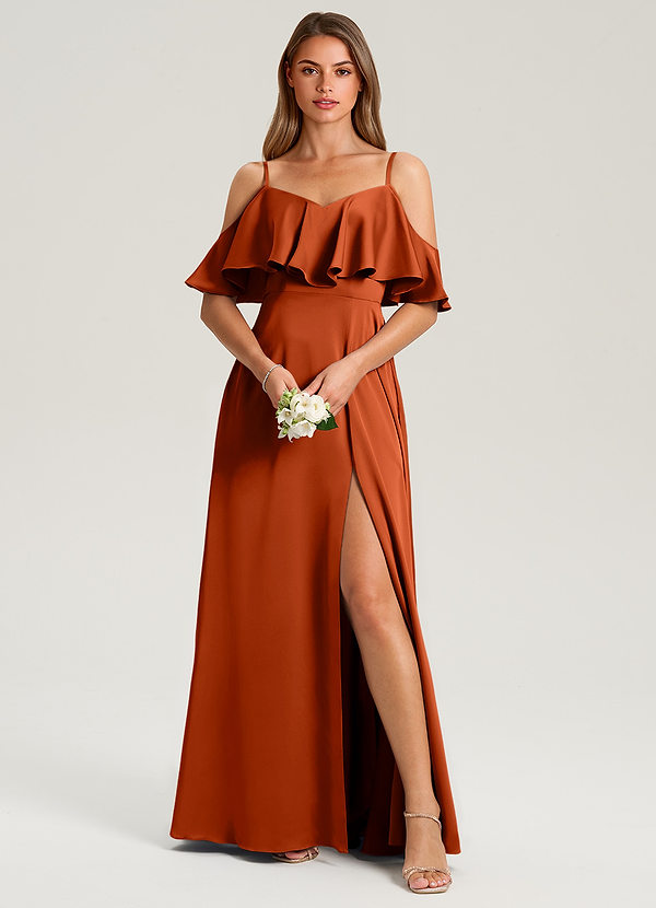 Azazie Jean Paprika Bridesmaid Dresses | Azazie CA