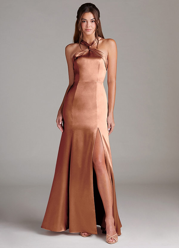 Azazie Rue Bronzer Bridesmaid Dresses | Azazie CA