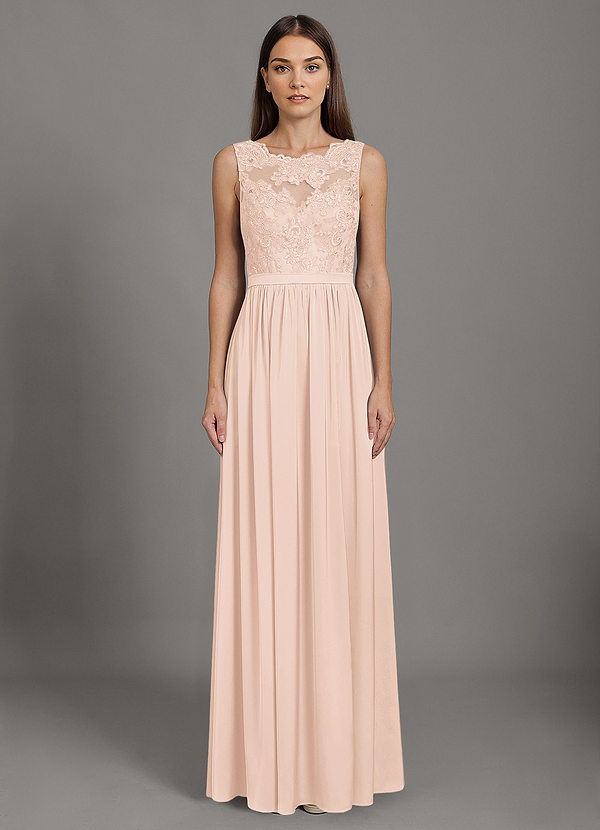 Elly Try-on Dress Sample Dress Blushing Pink Bridesmaid Dresses | Azazie CA