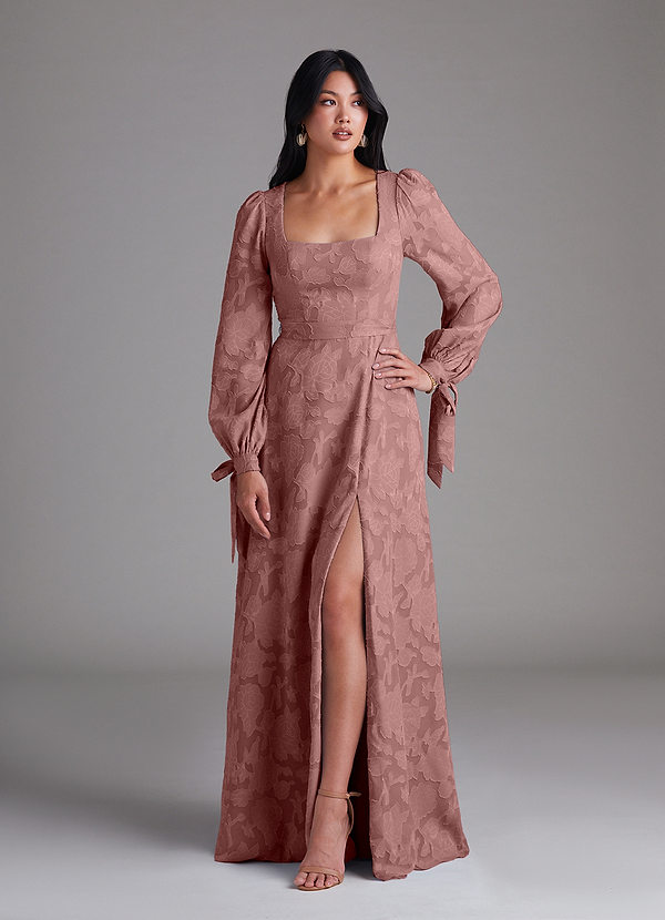 Azazie Leonia Dusty Rose Bridesmaid Dresses | Azazie