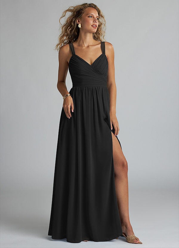 Azazie Aziza Black Bridesmaid Dresses | Azazie CA