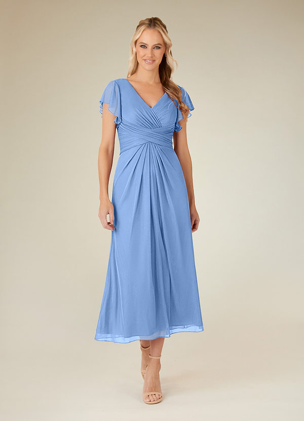 Steel Blue Azazie Vera Mother of the Bride Dress Mother of the Bride ...