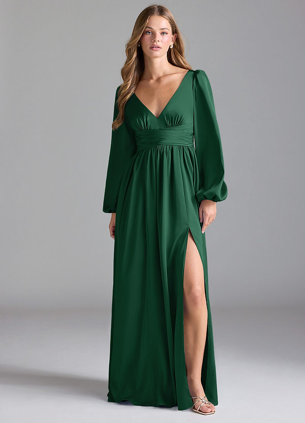 Azazie Norah Dark Green Bridesmaid Dresses | Azazie