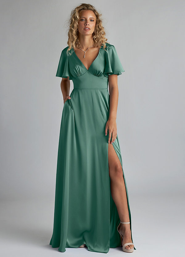 Eucalyptus Azazie Kimber Bridesmaid Dresses | Azazie