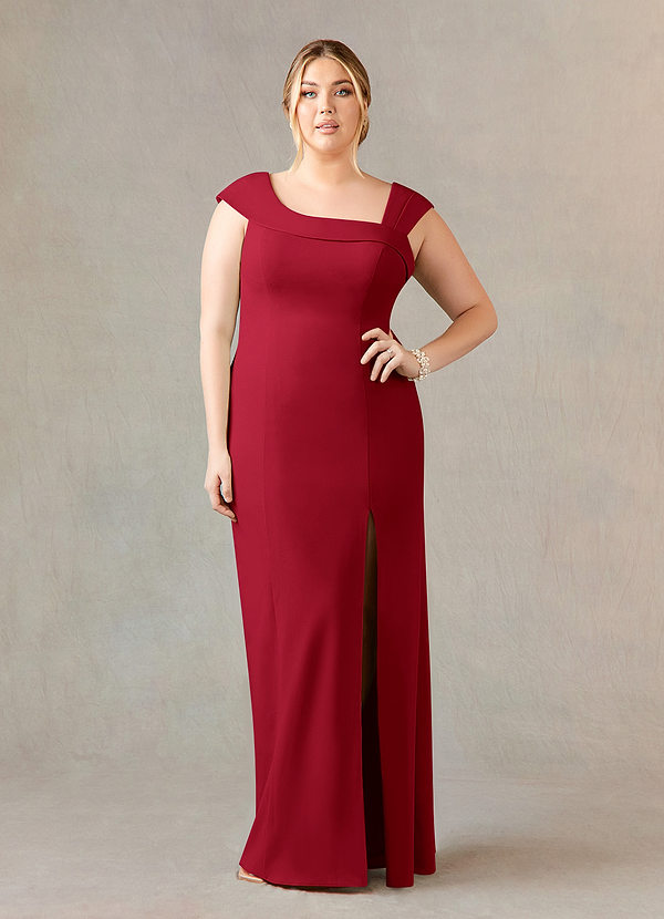 Escarlata Madre de la novia & el novia talla grande | Azazie ES