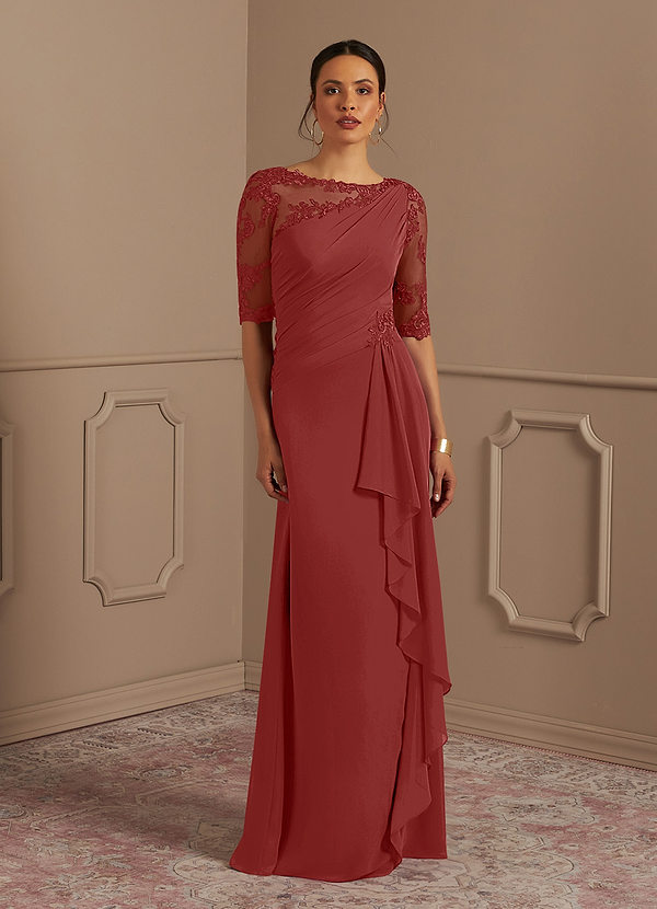 Rust Azazie Dionysus Mother of the Bride Dress Mother of the Bride ...