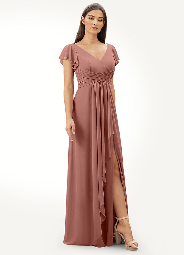 Azazie Omari Cedar Rose Bridesmaid Dresses | Azazie