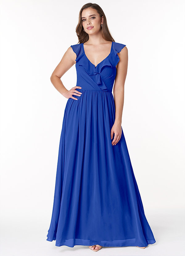Royal Blue Azazie Gale Bridesmaid Dresses | Azazie