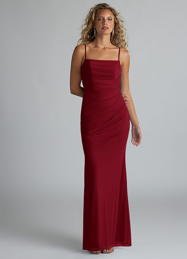 Azazie Teyana Burgundy Bridesmaid Dresses | Azazie CA
