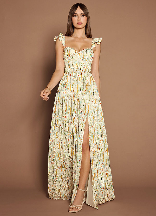 Adele Spring Multi Maxi Dress | Azazie