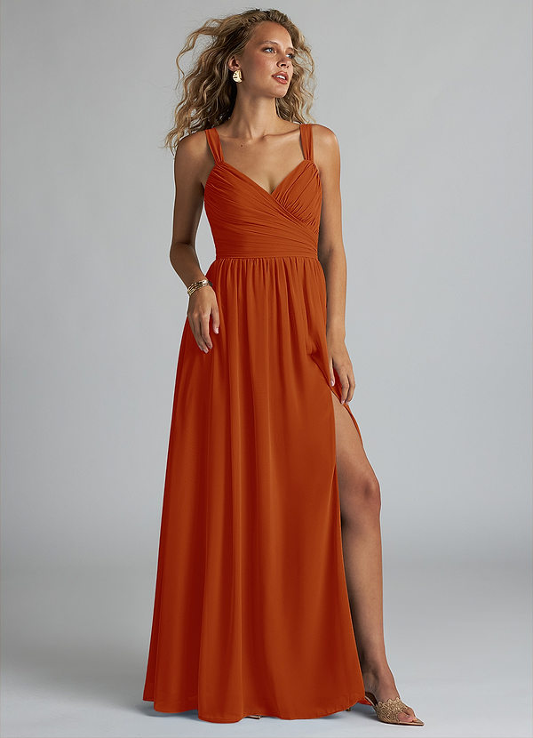 Azazie Aziza Paprika Bridesmaid Dresses | Azazie