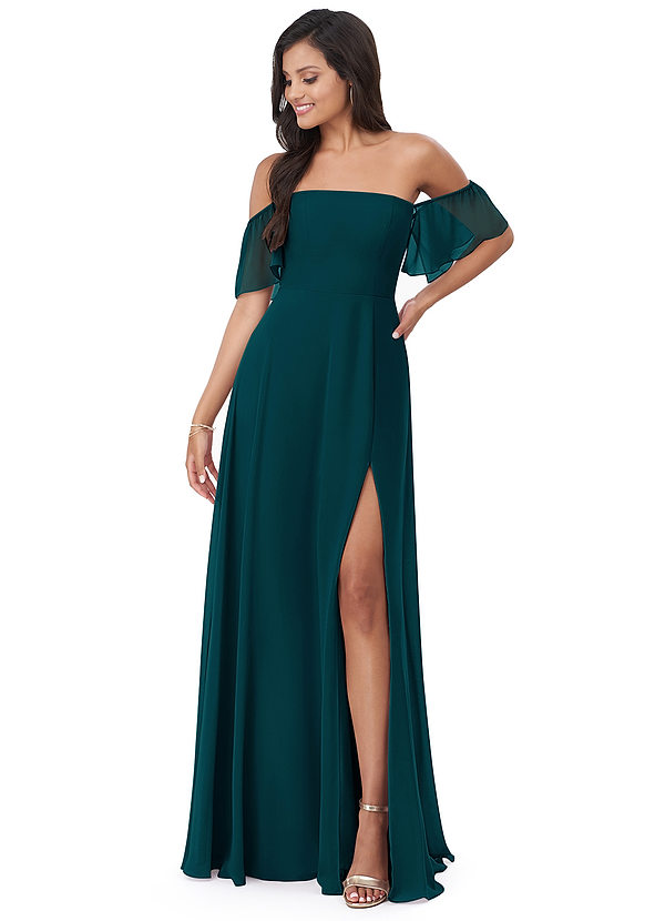 Pine Azazie Sue Bridesmaid Dresses | Azazie