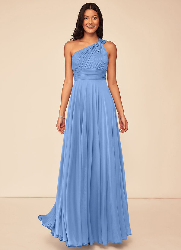 Steel Blue Azazie Charlize Bridesmaid Dresses | Azazie