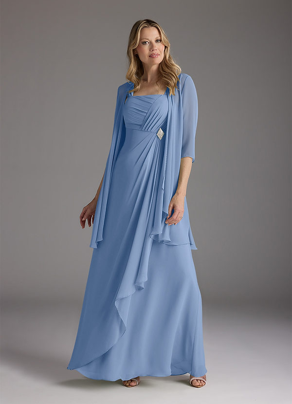 Steel Blue Mother Of The Bride Dresses | Azazie