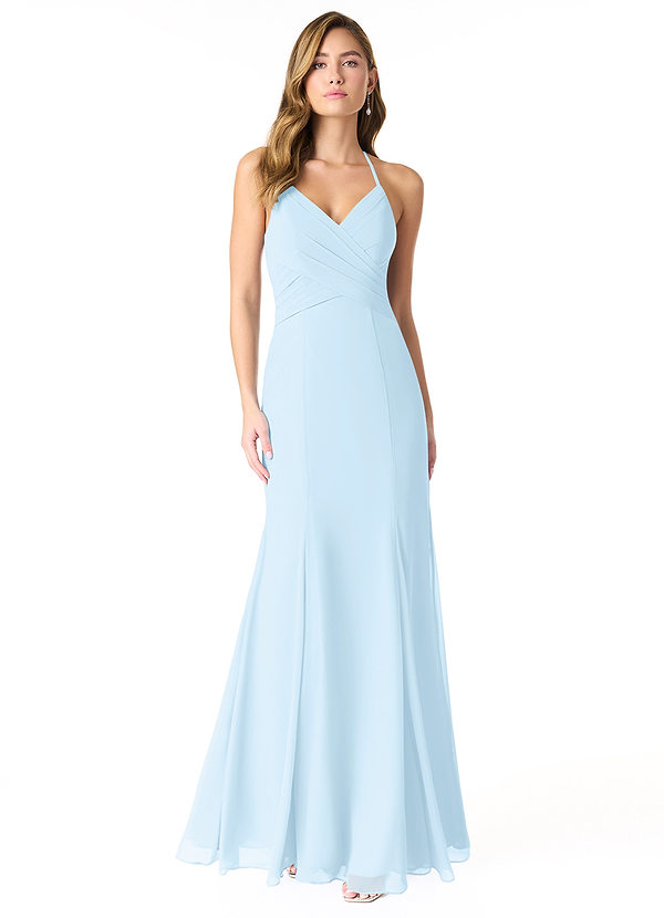 Azazie Carolina Sky Blue Bridesmaid Dresses | Azazie