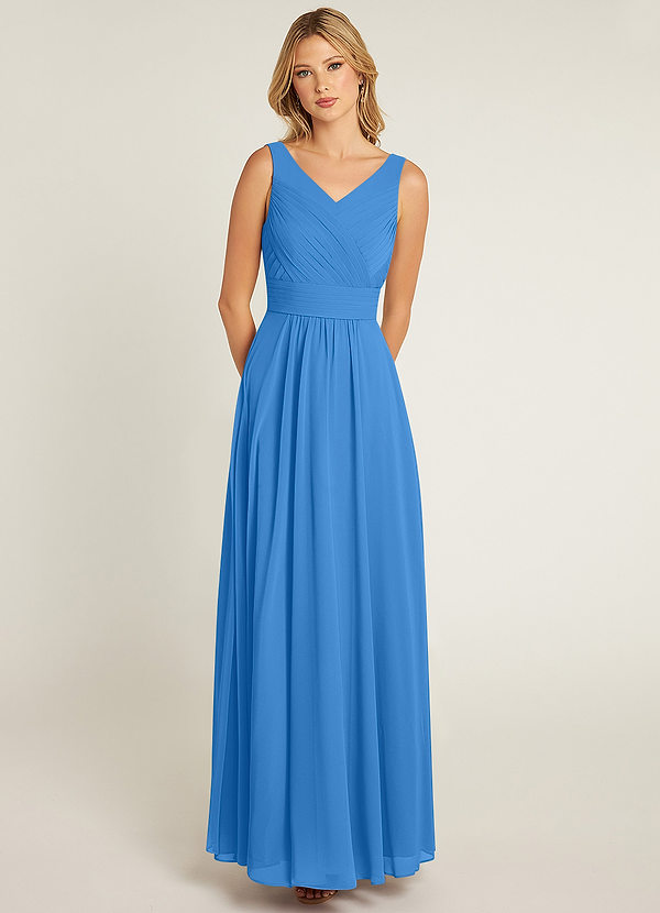 Azazie Pierrette Blue Jay Bridesmaid Dresses | Azazie