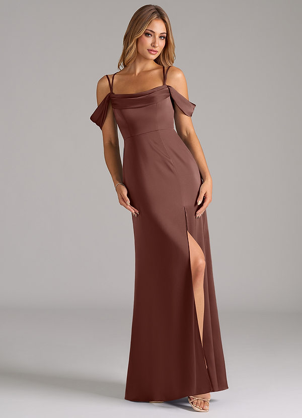 Azazie Callan Espresso Bridesmaid Dresses | Azazie