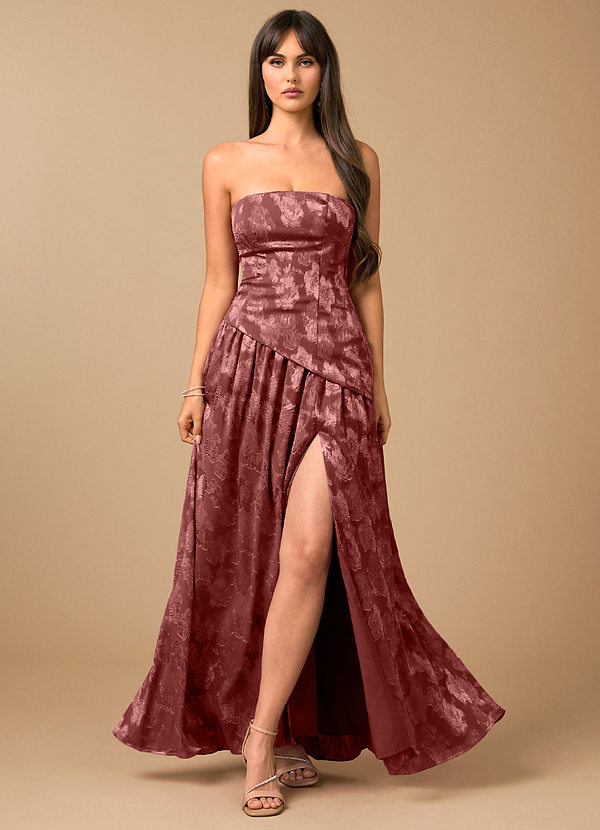 Marcella Vintage Rose Maxi Dress | Azazie CA