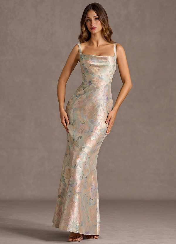 Calantha Vintage Orchid Maxi Dress | Azazie