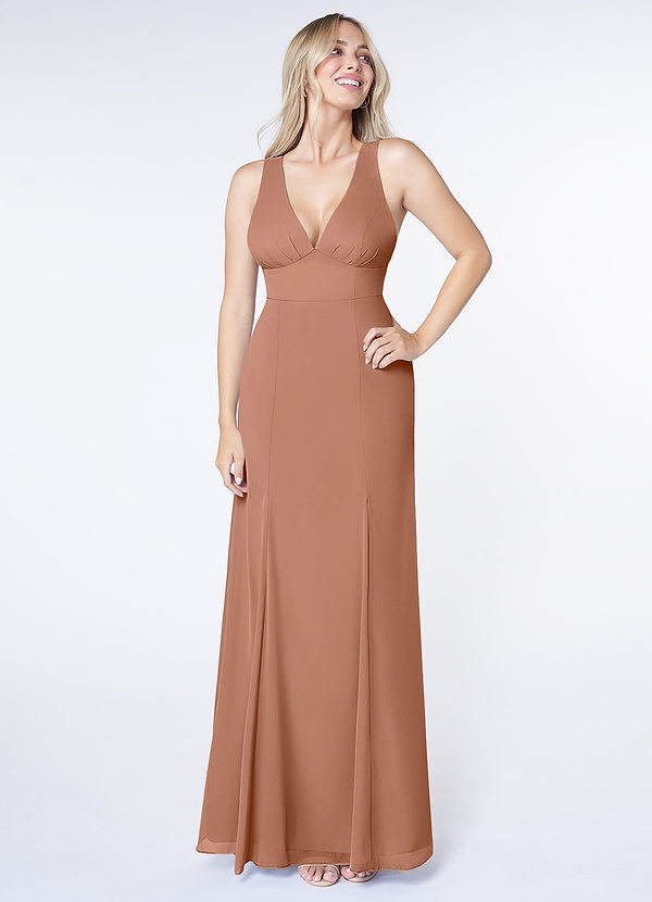 Azazie Christiana Bronzer Bridesmaid Dresses | Azazie