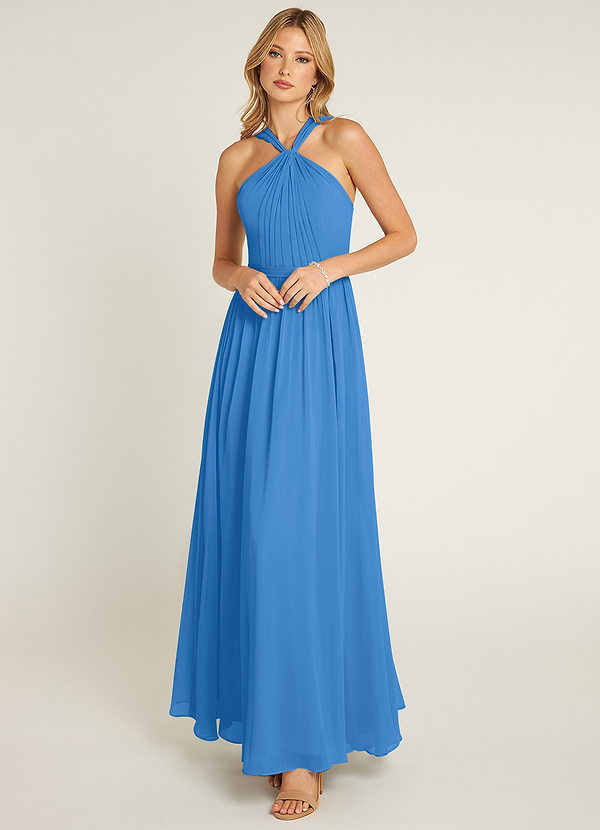 Azazie Jacey Blue Jay Bridesmaid Dresses | Azazie