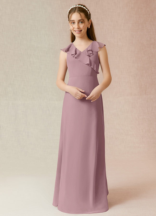 Dusty Rose Azazie Alyssa JBD Junior Bridesmaid Dresses | Azazie